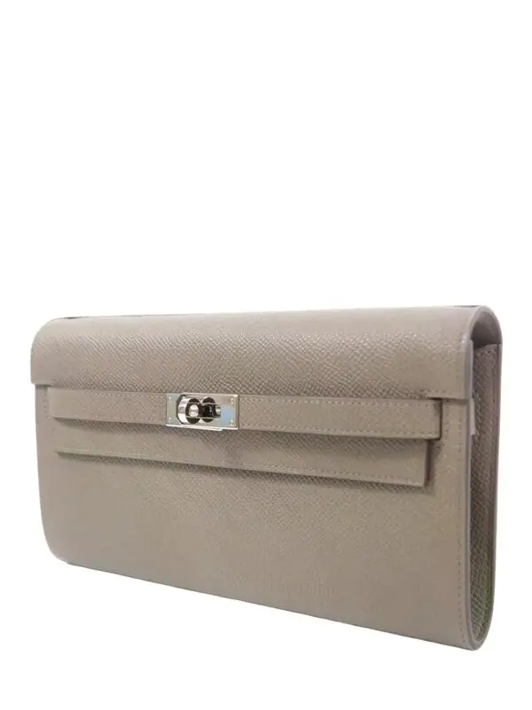 Hermès Kelly To Go Leather Shoulder Bag - Grey