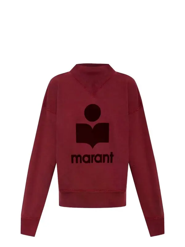 MARANT ETOILE Moby Logo Sweatshirt - Red