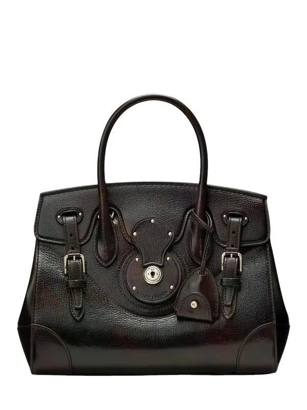 Ralph Lauren Soft Ricky Distressed Leather Tote Bag - Brown