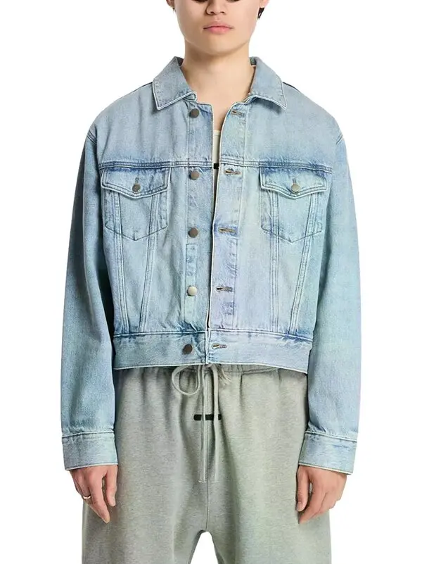 Fear Of God Classic Denim Trucker Jacket - Blue