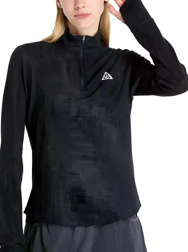 Nike Dri-fit Half-zip Top - Black