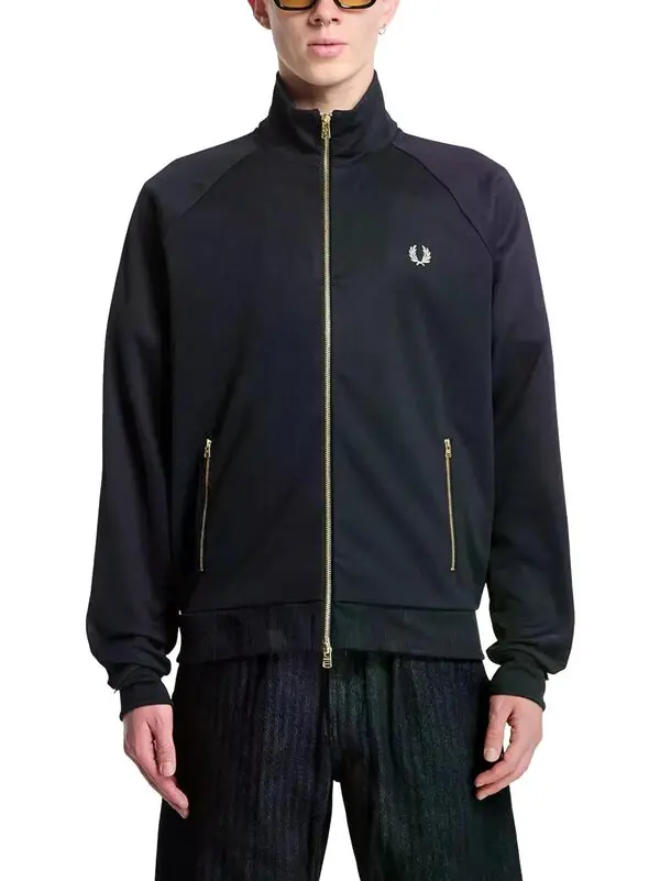Fred Perry Cable-taped Track Jacket - Blue