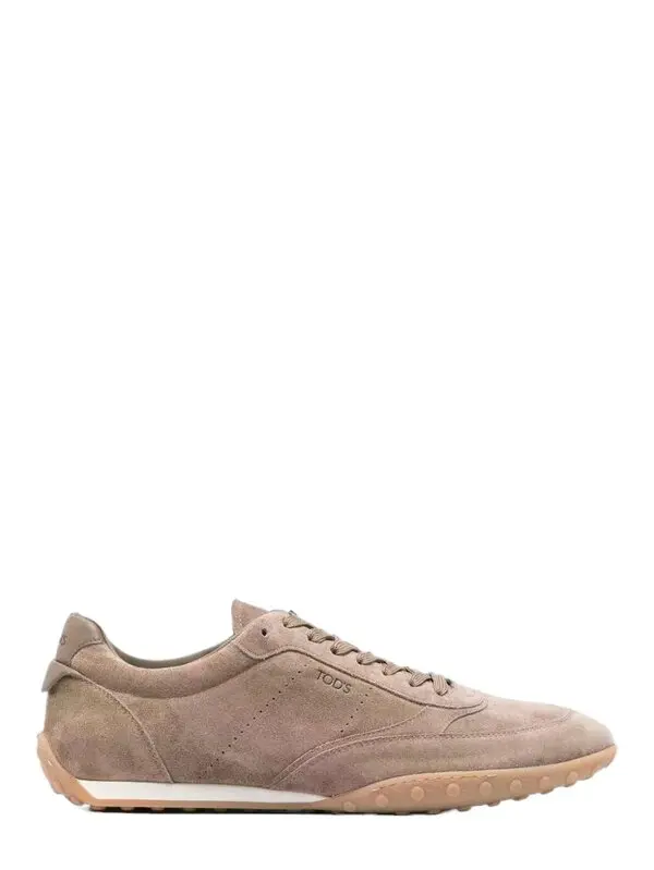 TOD'S Suede Lace-up Sneakers - Neutrals