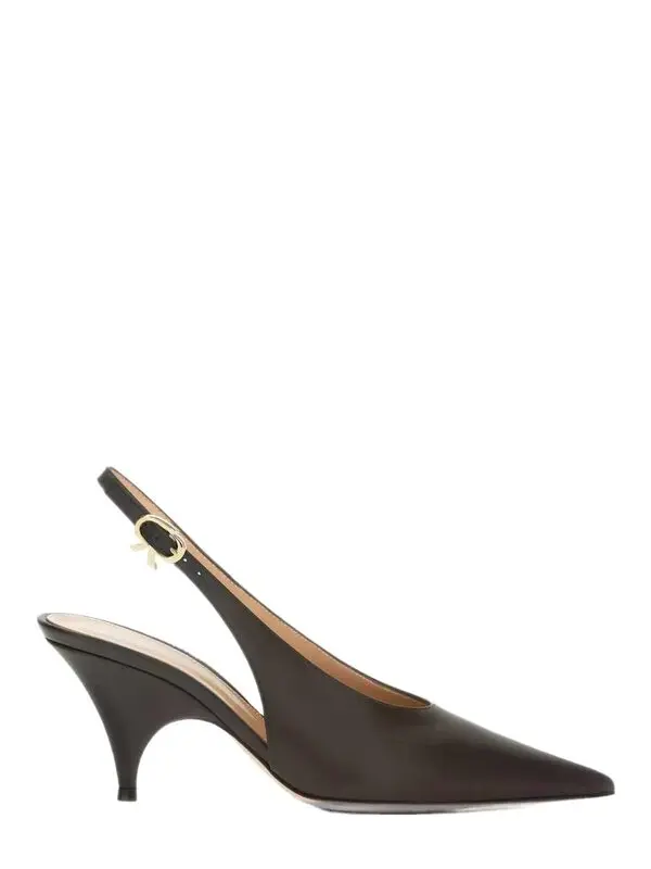 GIANVITO ROSSI Sofia Sling 70 Pumps - Brown