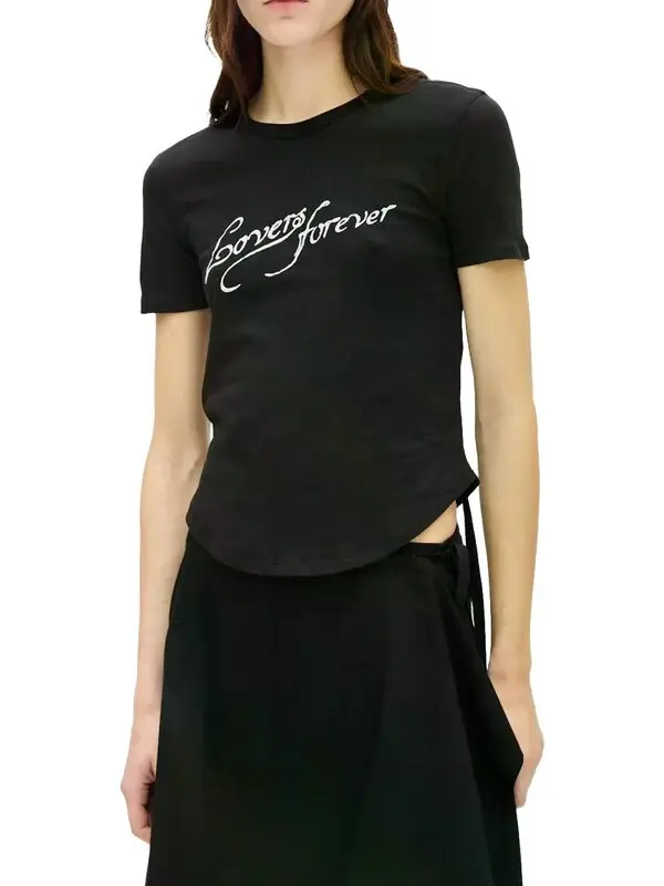 ANN DEMEULEMEESTER Graphic T-shirt - Black