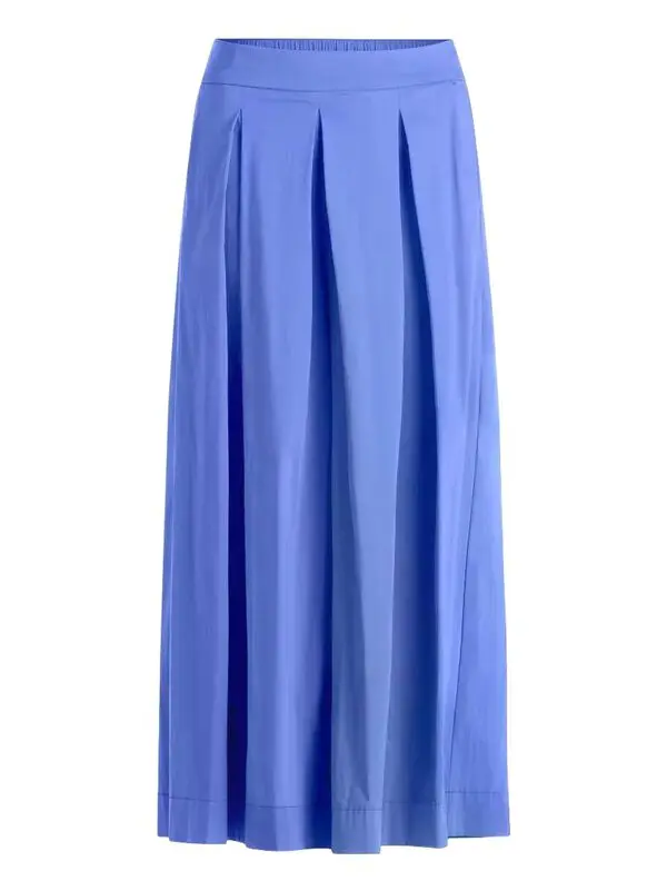 BETTY BARCLAY Pleated Trousers With Elasticated Waistband - Blue