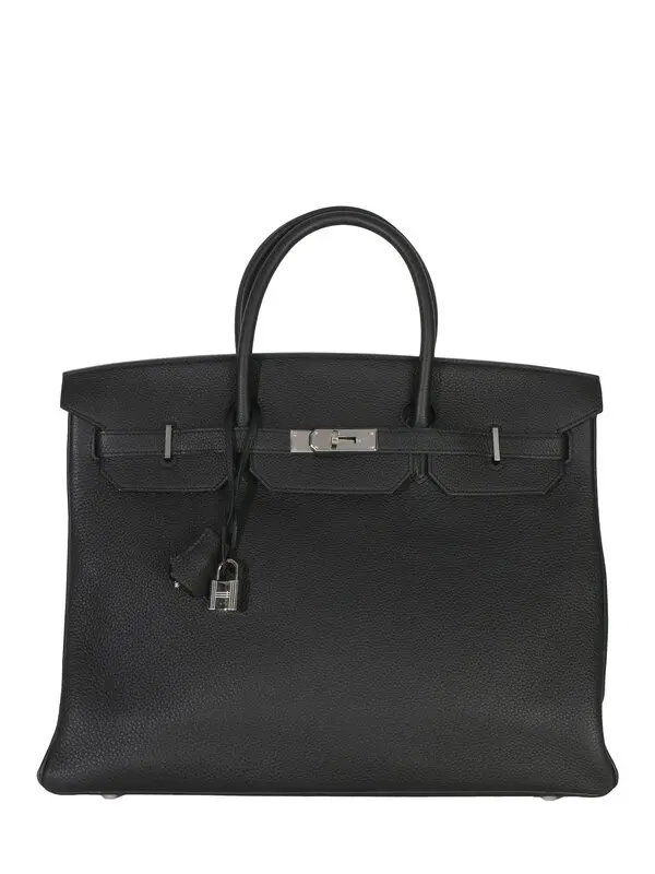 Hermès Togo Birkin 40 Handbag - Black