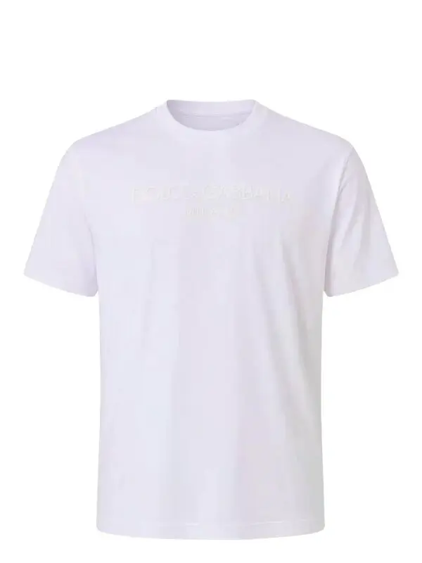 Dolce & Gabbana Logo-print Cotton T-shirt - White