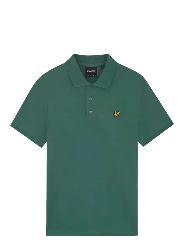 LYLE & SCOTT Embroidered-logo Cotton Polo Shirt - Green