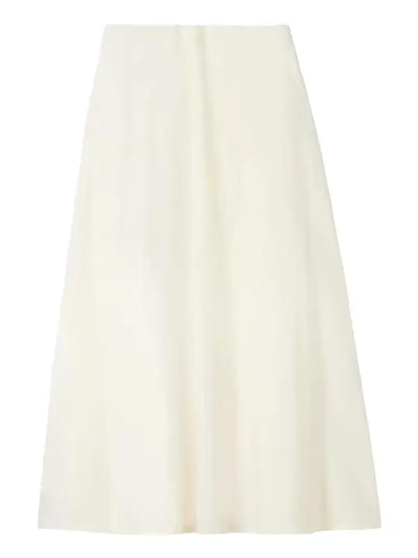 Brunello Cucinelli A-line Midi Skirt - Neutrals