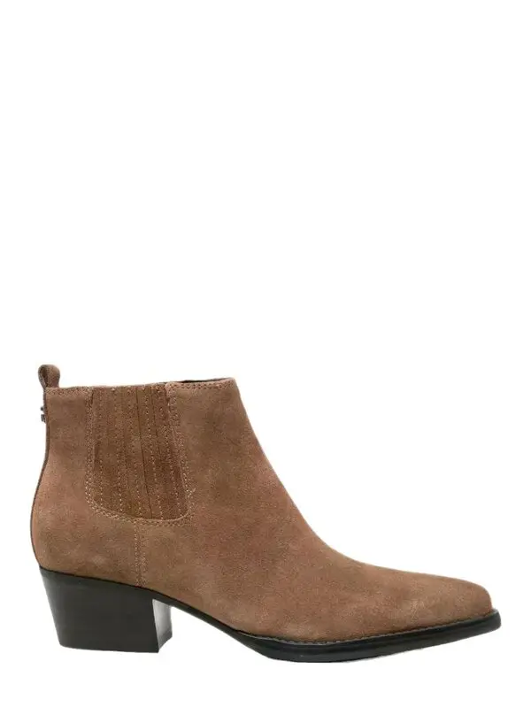 Guess Suede Elasticated-side Chelsea Boots - Brown