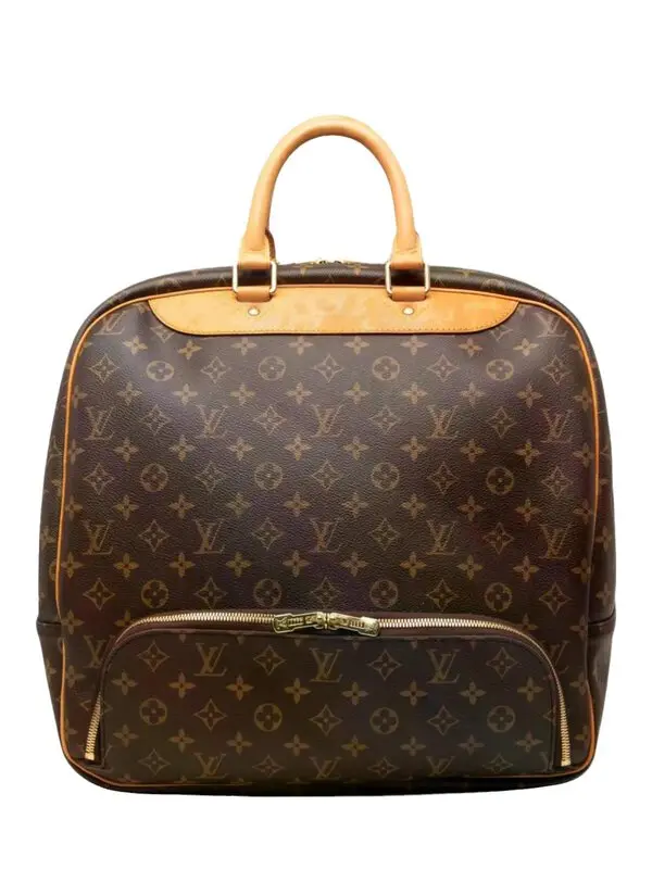 LOUIS VUITTON Monogram Evasion Travel Bag - Brown