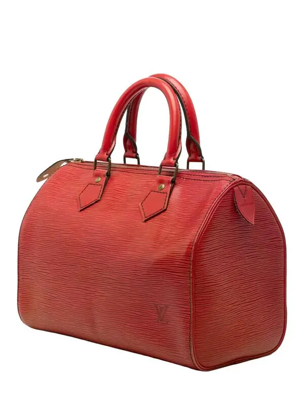 LOUIS VUITTON Epi Speedy 25 Boston Bag - Red