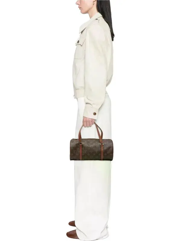 LOUIS VUITTON Monogram Papillon 30 Handbag - Brown
