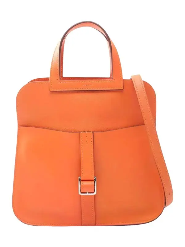 Hermès Halzan 22 Satchel - Orange