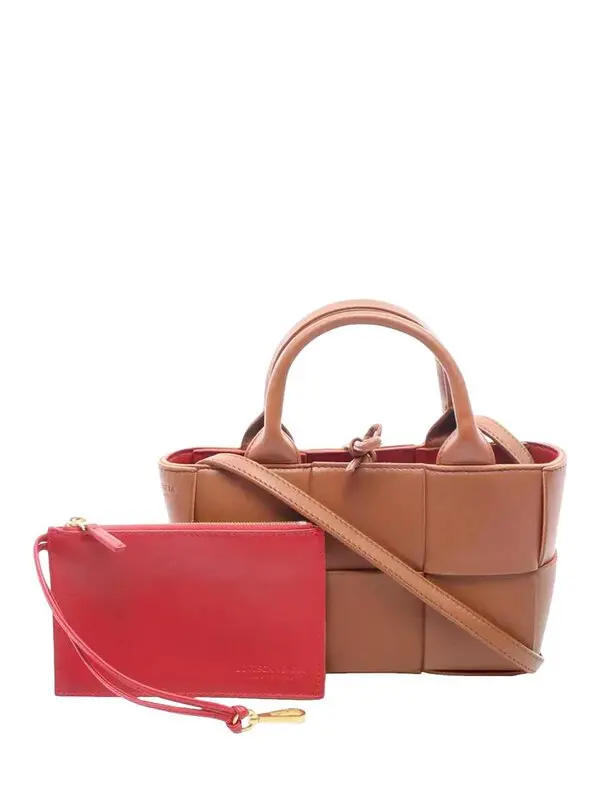 Bottega Veneta Arco Tote Satchel - Brown