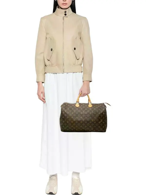 LOUIS VUITTON Monogram Speedy 40 Boston Bag - Brown