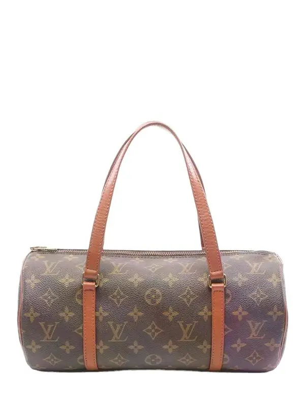LOUIS VUITTON Monogram Papillon 30 Handbag - Brown