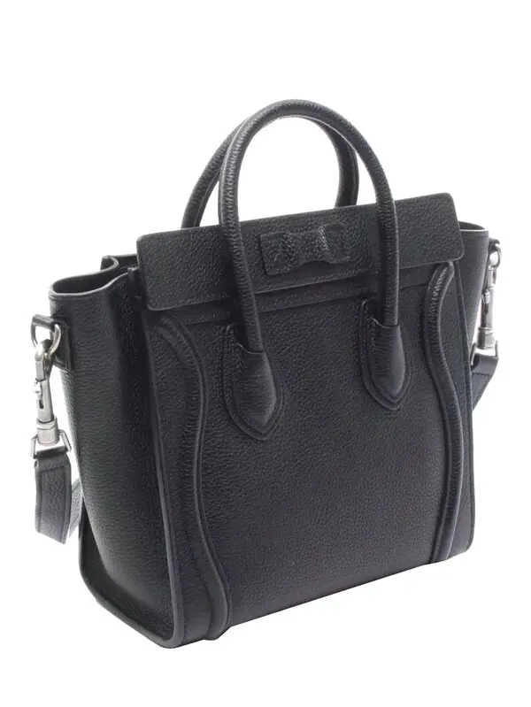 Celine Nano Luggage Tote Bag - Black