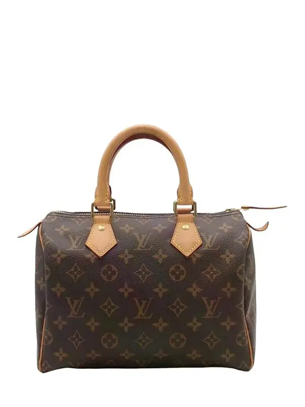 LOUIS VUITTON Monogram Speedy 25 Boston Bag - Brown