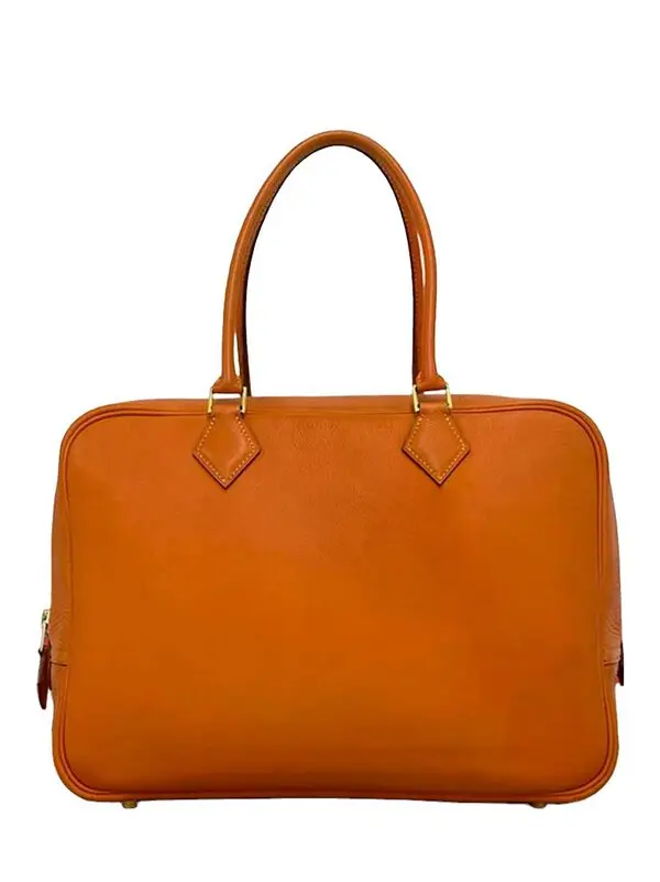 Hermès Veau Madame Plume 32 Handbag - Orange