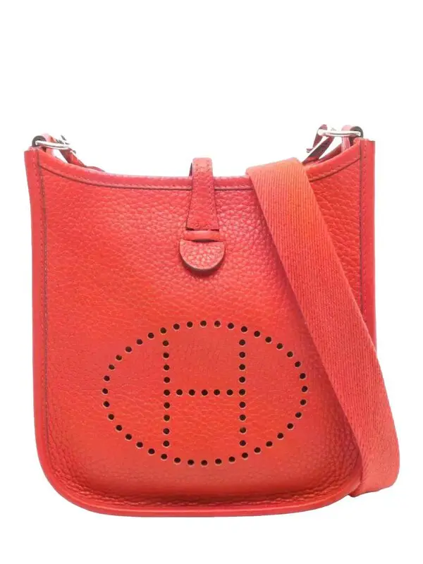 Hermès Clemence Evelyne I Tpm Crossbody Bag - Red