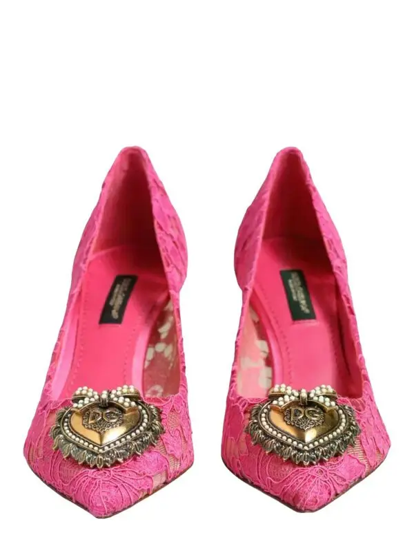 Dolce & Gabbana Lace Pumps - Pink