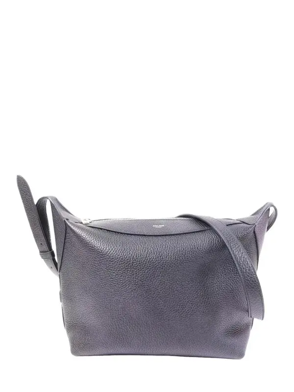 Celine Leather Shoulder Bag - Grey