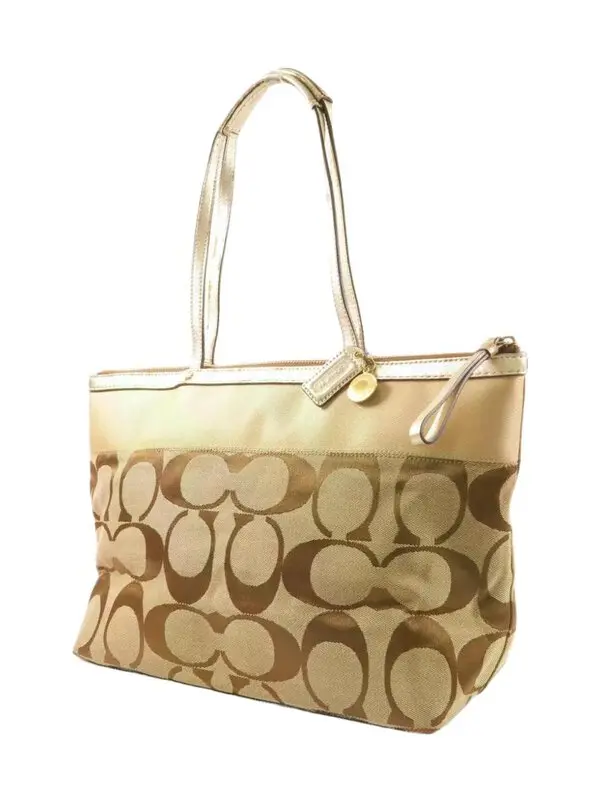 COACH VINTAGE Logo-detail Tote Bag - Neutrals