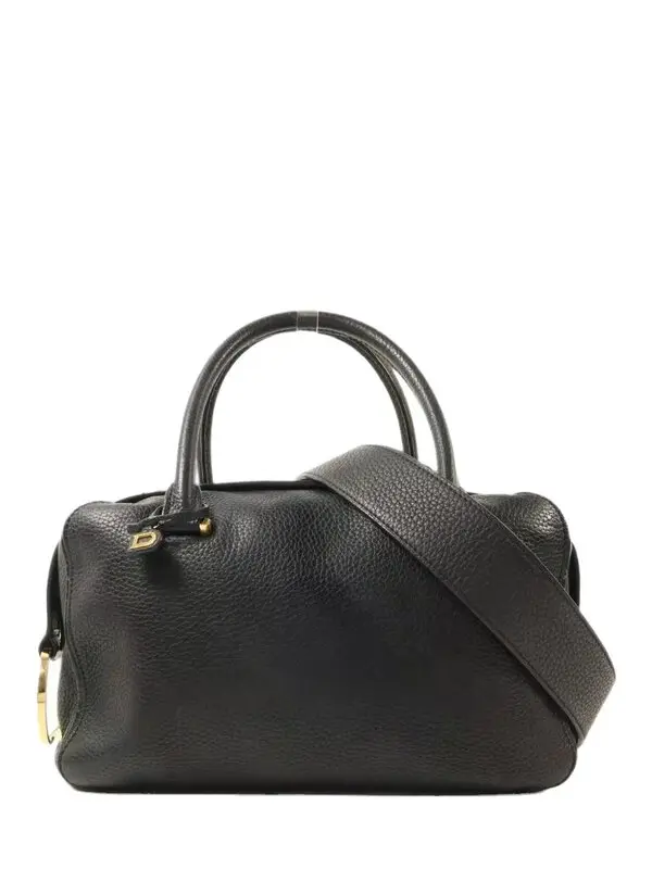 Delvaux Cool Box Leather Tote Bag - Black