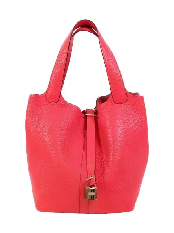 Hermès Picotin Clemence Tote Bag - Red