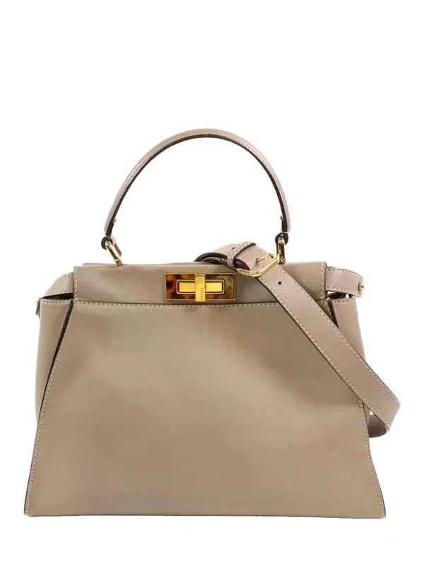Fendi Peekaboo Shoulder Bag - Neutrals