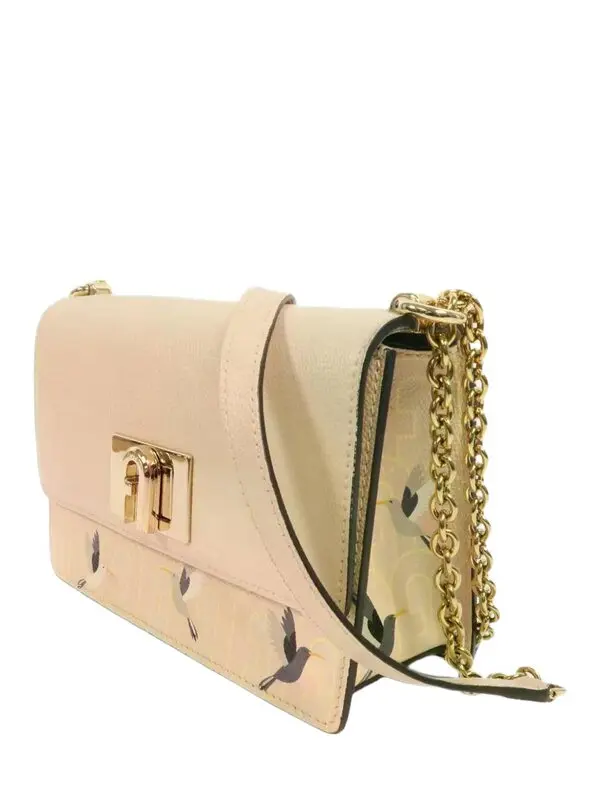 Furla 1927 Chain-strap Calfskin Crossbody Bag - Pink