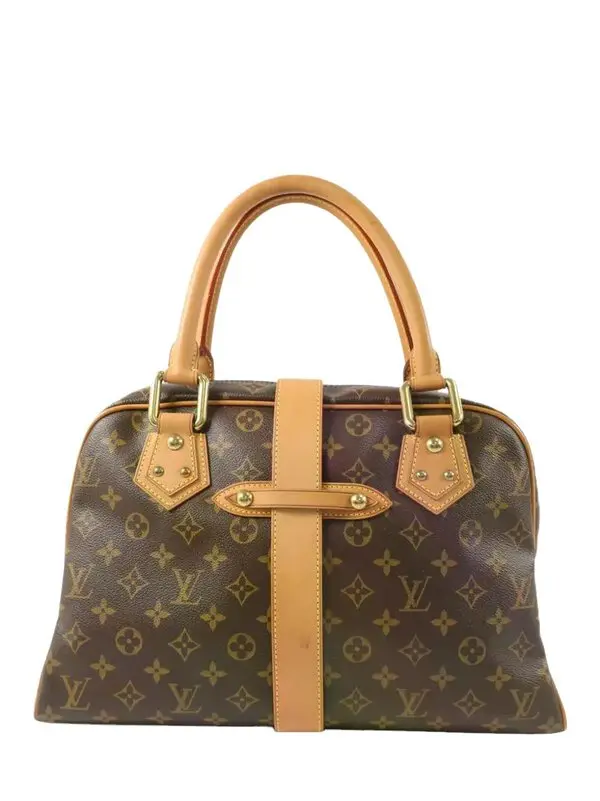 LOUIS VUITTON Manhattan Monogram Canvas Tote Bag - Brown