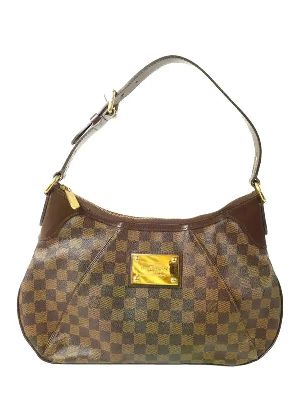 LOUIS VUITTON Damier Ebene Pm Thames Shoulder Bag - Brown