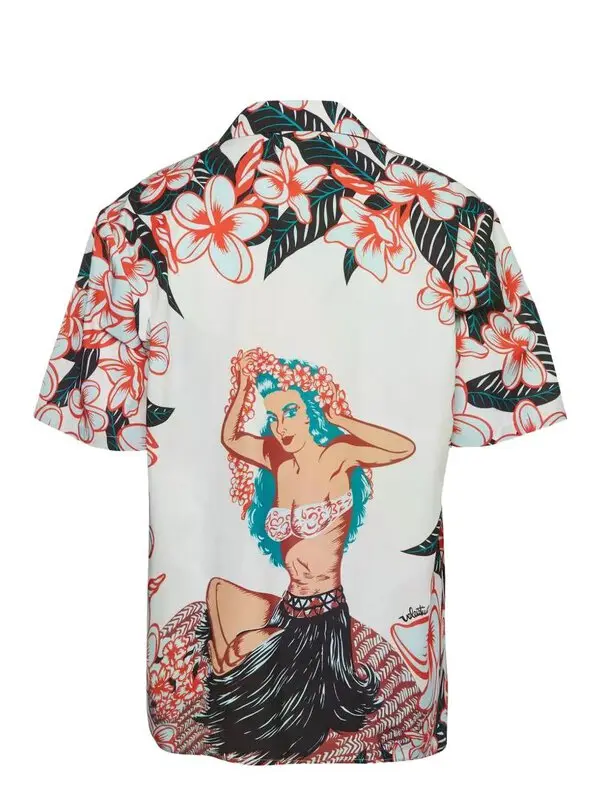 Valentino Garavani X Sun Surf Floral-print Shirt - White