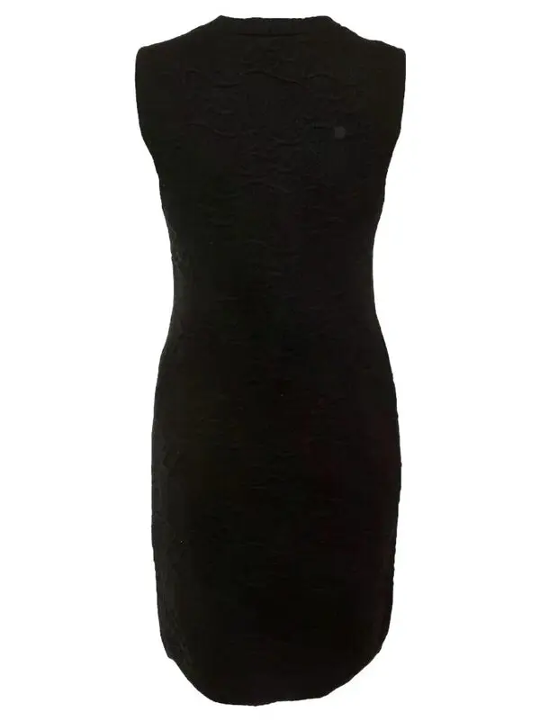 Fendi Knit Sleeveless Midi Dress - Black