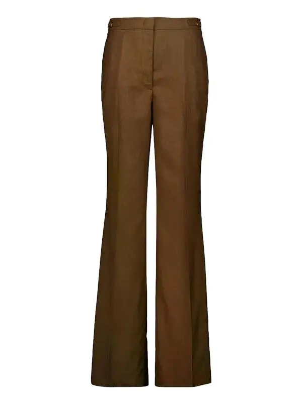 Gabriela Hearst Vesta Side-buckle Trousers - Brown