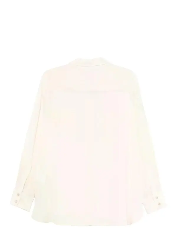 CLIPS Button-up Pocket-detail Shirt - Neutrals