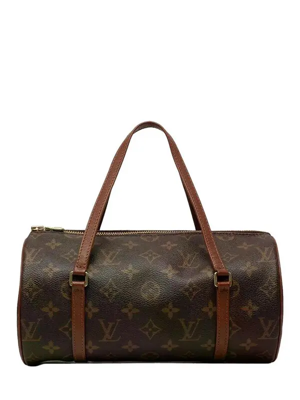 LOUIS VUITTON 2001 Monogram Papillon 26 Handbag - Brown
