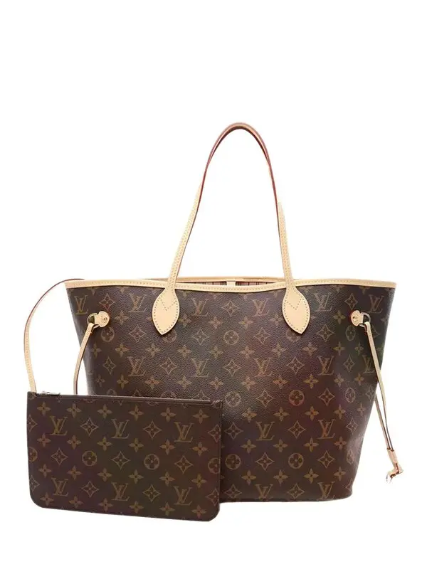 LOUIS VUITTON Monogram Neverfull Mm Tote Bag - Brown