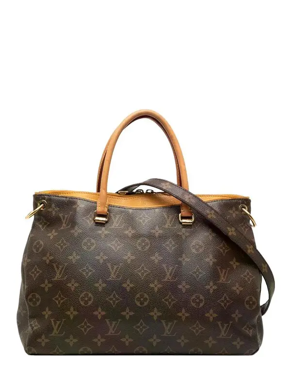 LOUIS VUITTON Monogram Pallas Mm Satchel - Brown