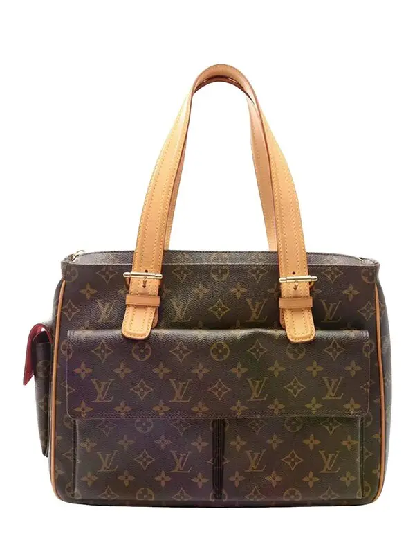 LOUIS VUITTON 2004 Monogram Multipli Cite Tote Bag - Brown