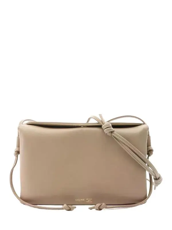 Celine Leather Shoulder Bag - Neutrals