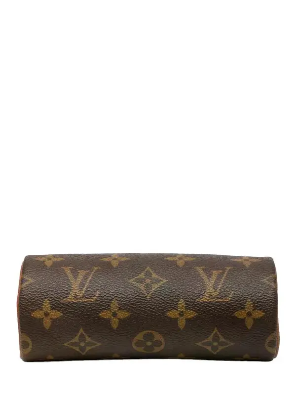 LOUIS VUITTON Monogram Canvas Papillon Pochette Handbag - Brown