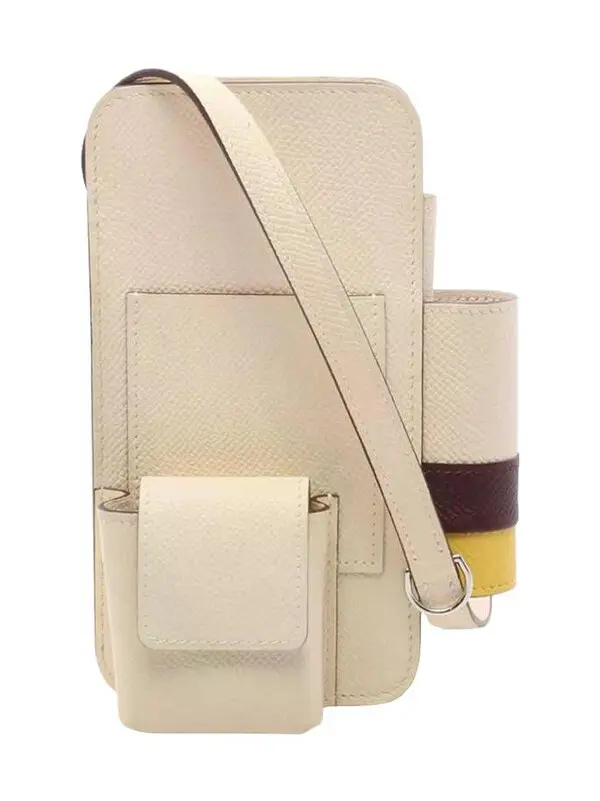 Hermès Epsom Way Phone Case Crossbody Bag - Brown
