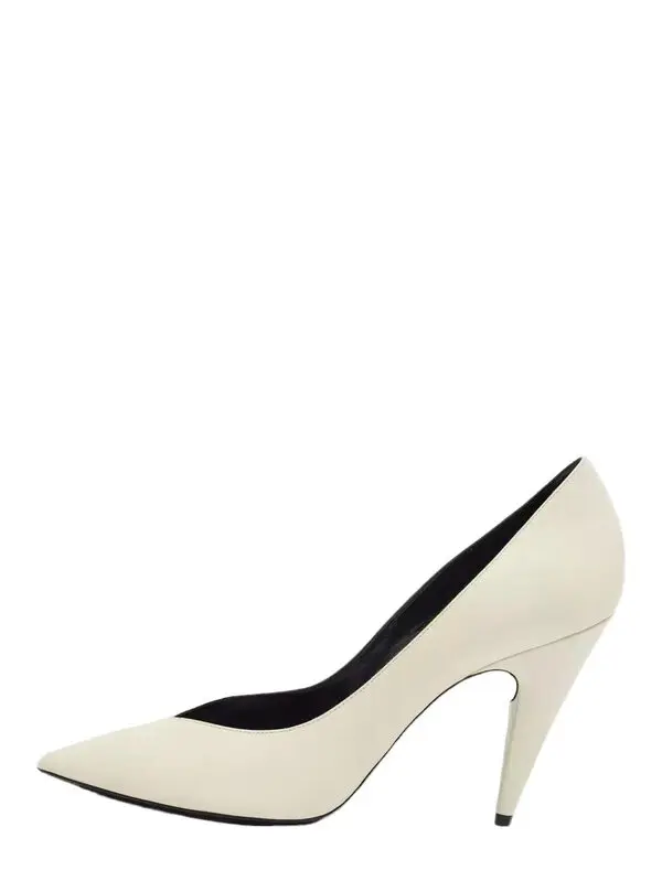 Saint Laurent Pointed-toe Stiletto Pumps - Neutrals