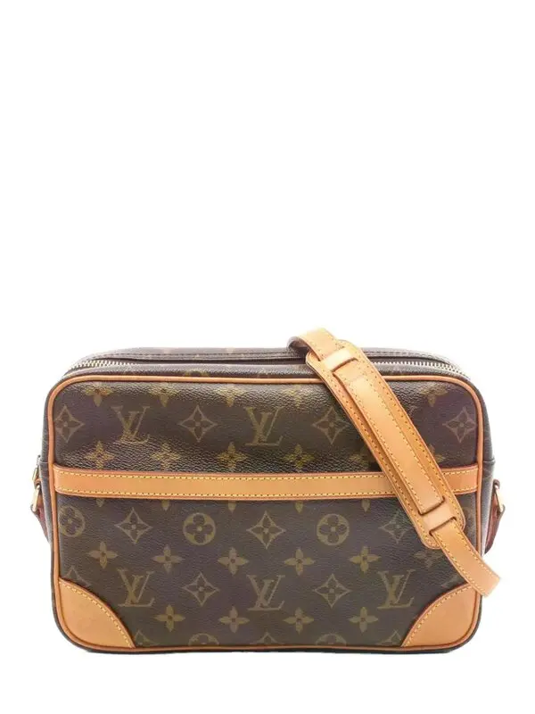 LOUIS VUITTON Monogram Trocadero 27 Crossbody Bag - Brown
