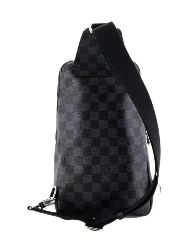 LOUIS VUITTON Avenue Sling Bag Damier Graphite Crossbody Bag - Black