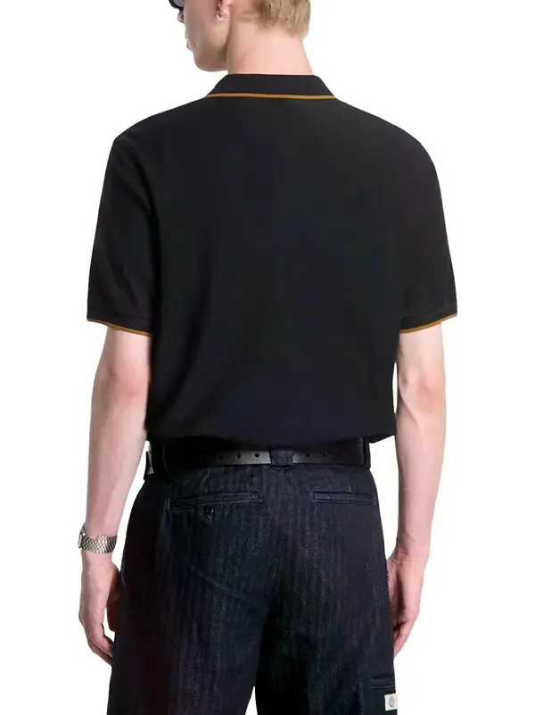 Fred Perry Cotton Polo Shirt - Black